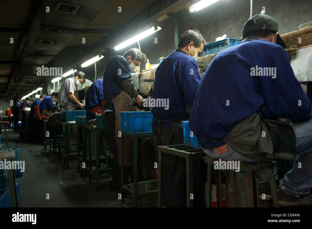 A cigarette lighters factory in Wenzhou, Zhejiang province, China. 09 ...