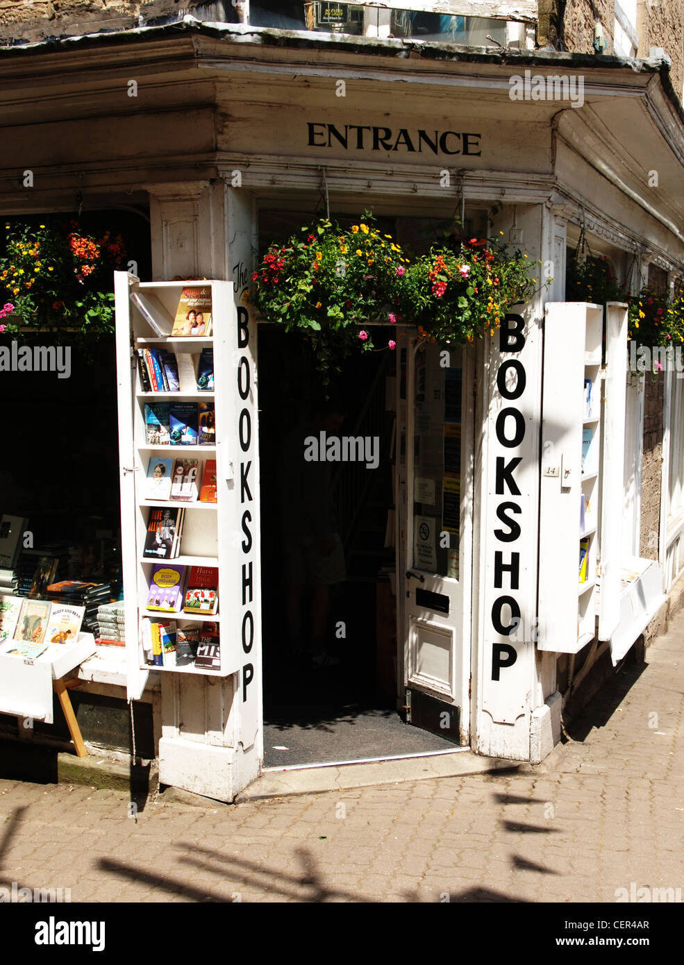 Entrance of bookshop in the secondhand bookstore capital of the world ...