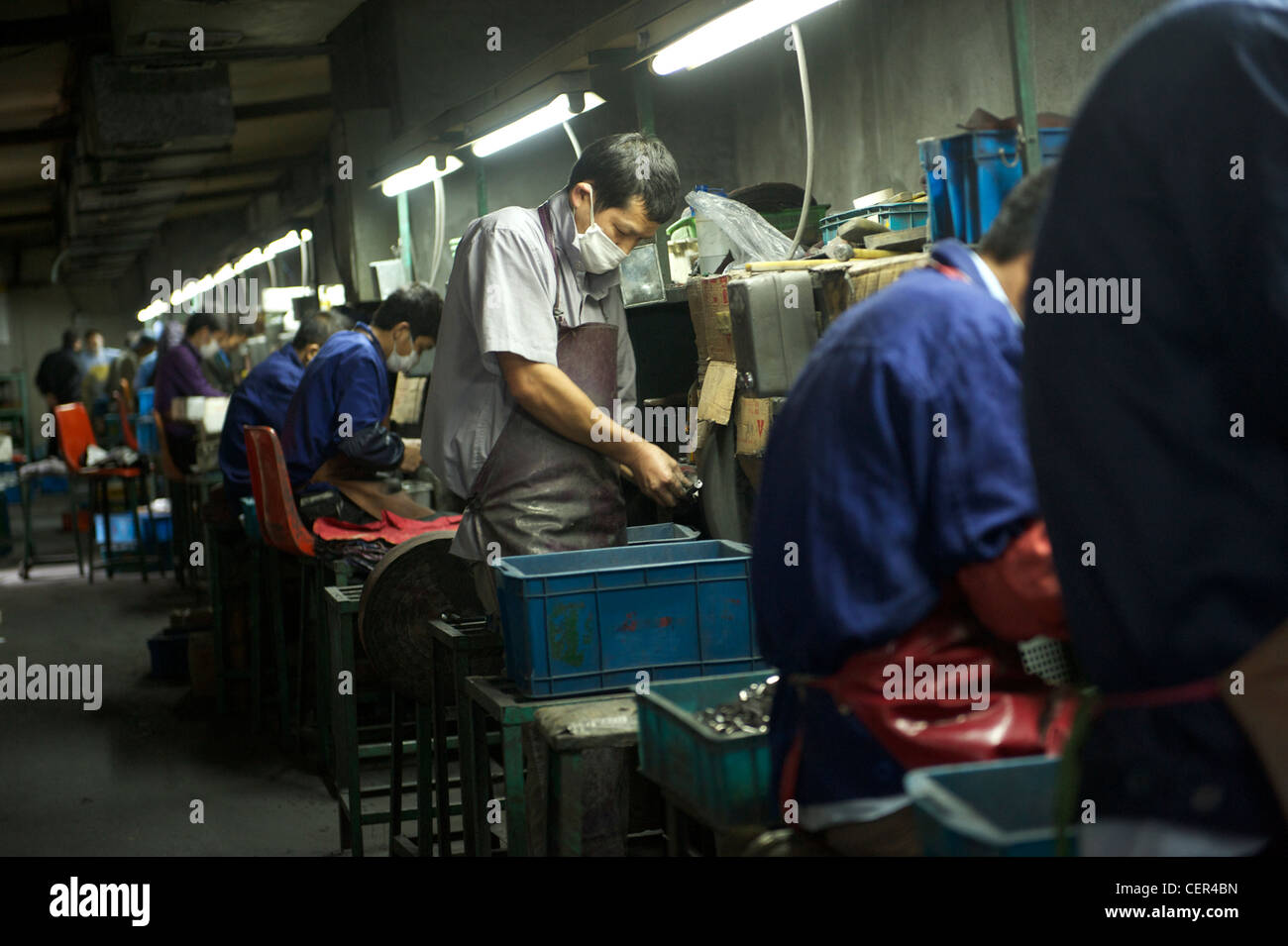 A cigarette lighters factory in Wenzhou, Zhejiang province, China. 09 ...