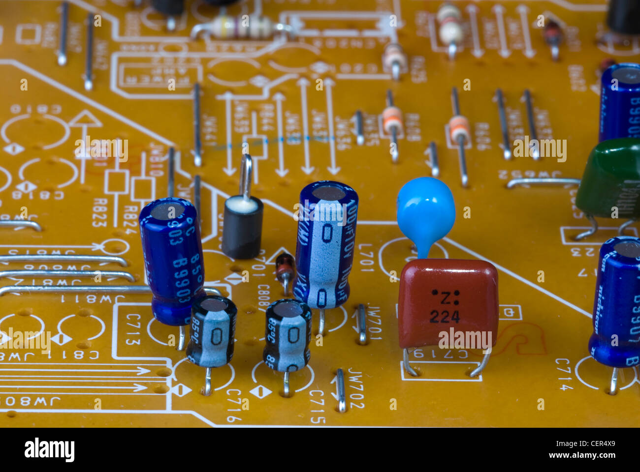 Green computer processor microcircuits cpu hi-res stock photography and ...