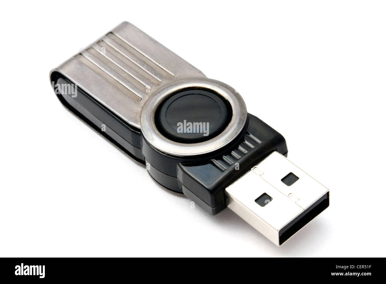 USB storage drive isolated on white Stock Photo - Alamy
