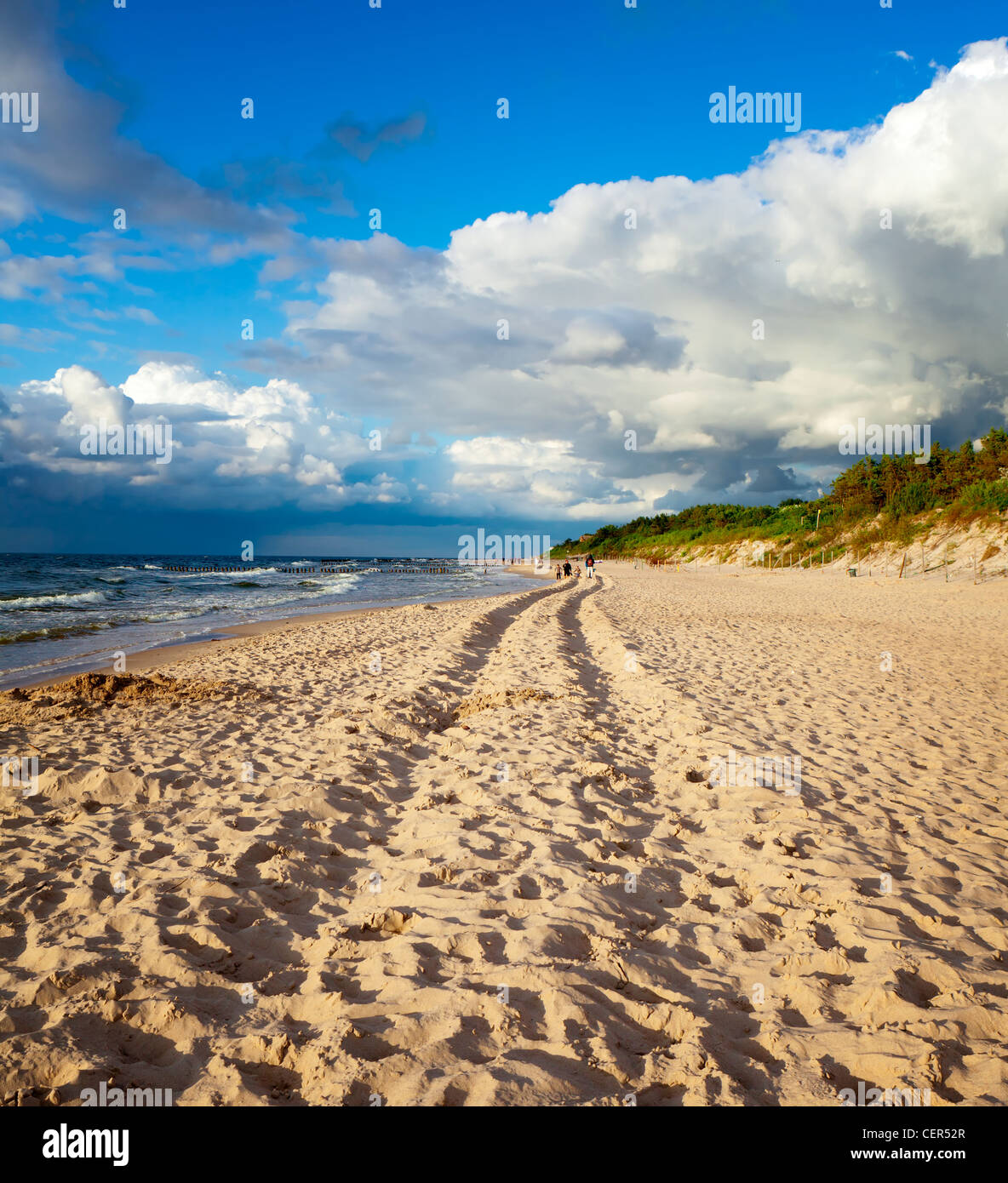 Summertime at the beach Stock Photo - Alamy
