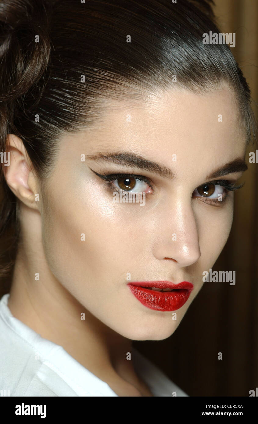 Valentino Backstage Paris Haute Couture Spring Summer Makeup Stock ...