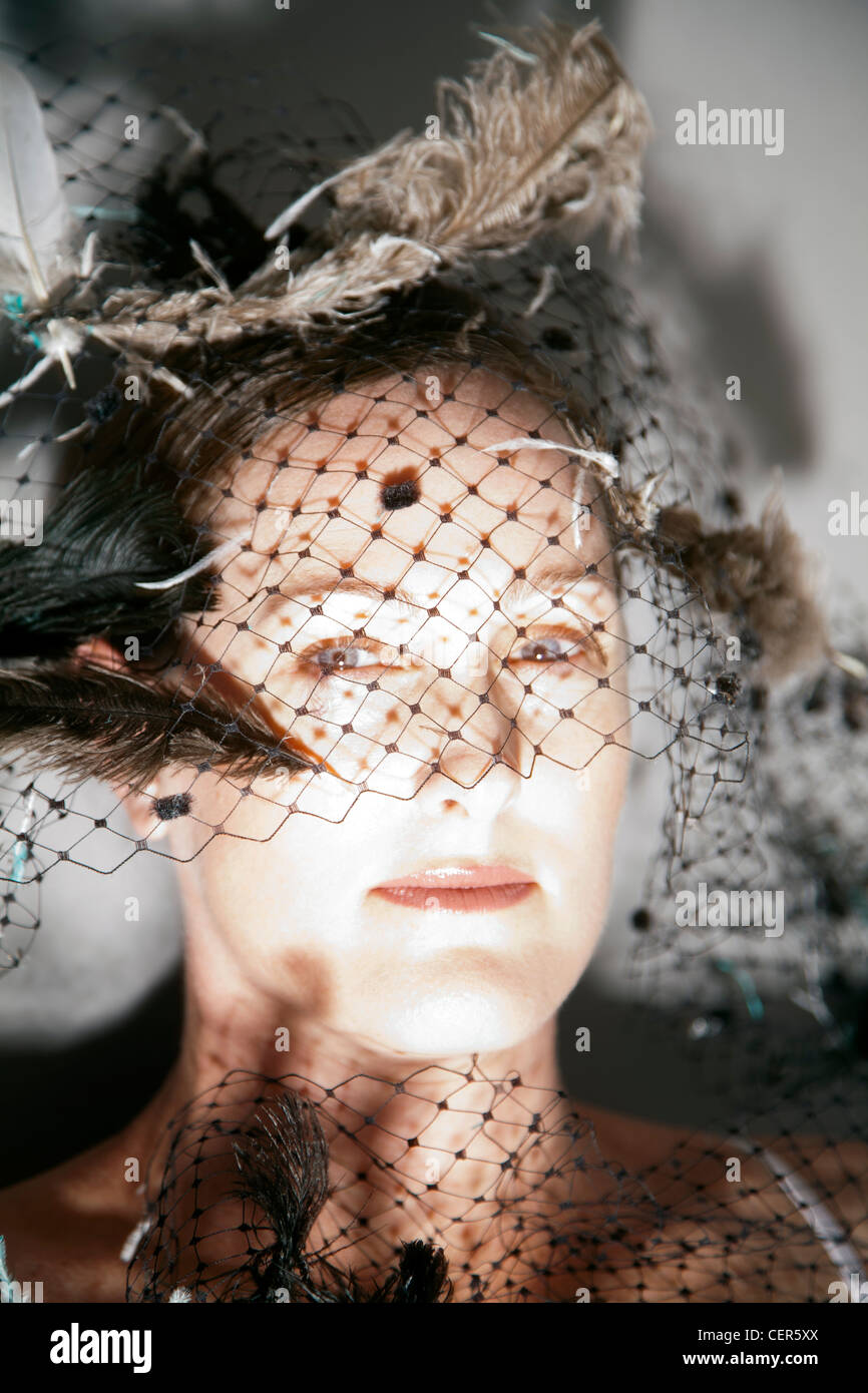 Net face hi-res stock photography and images - Alamy