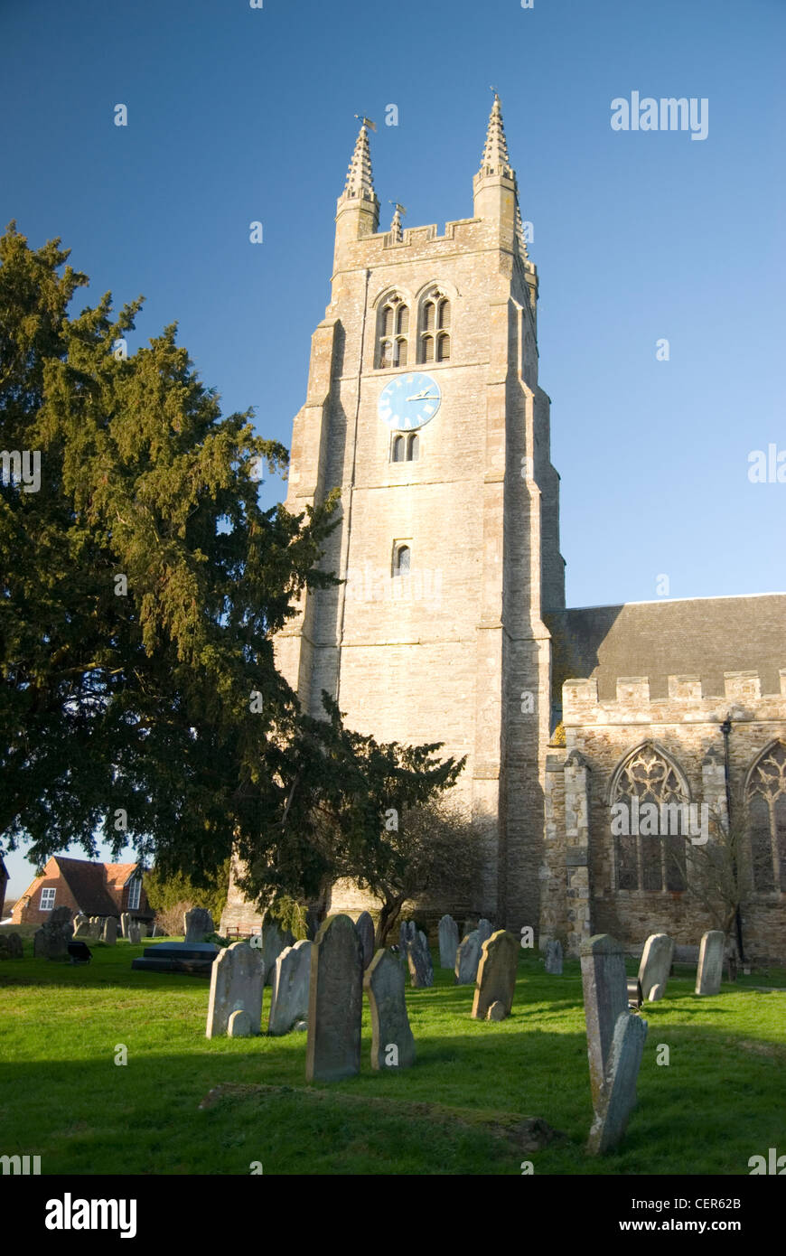 The church and graveyard at Tenterden in Kent Stock Photo - Alamy