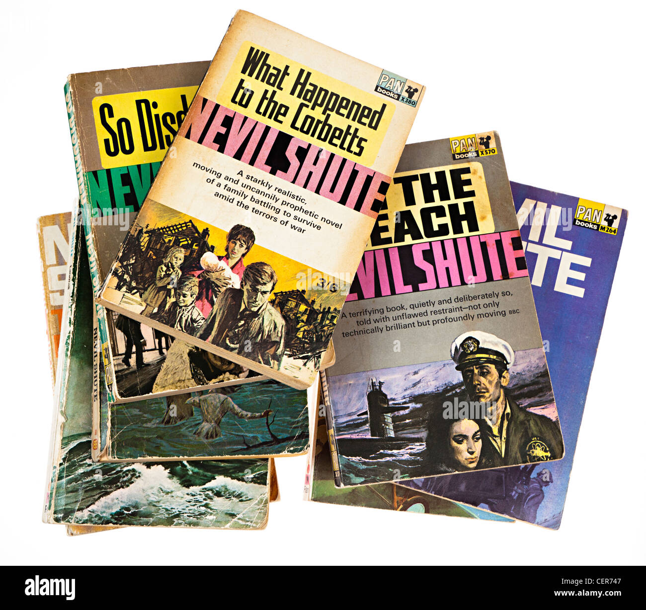 Paperback books cut out pile Cut Out Stock Images & Pictures - Alamy