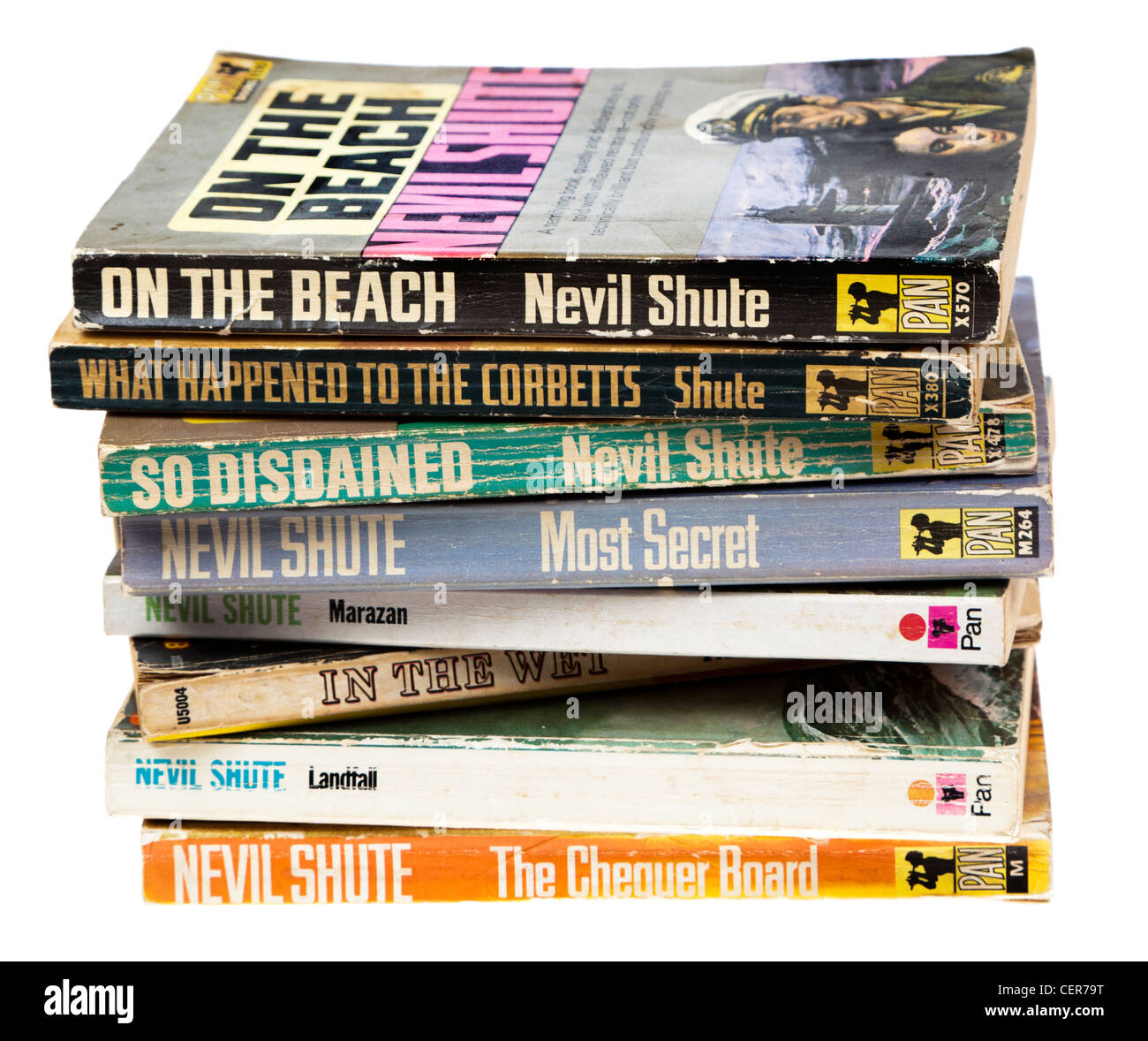 Old books stack Cut Out Stock Images & Pictures - Alamy