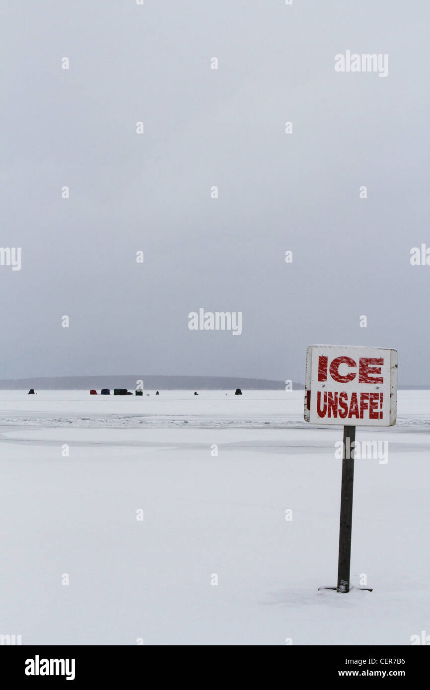 Unsafe ice hi-res stock photography and images - Alamy