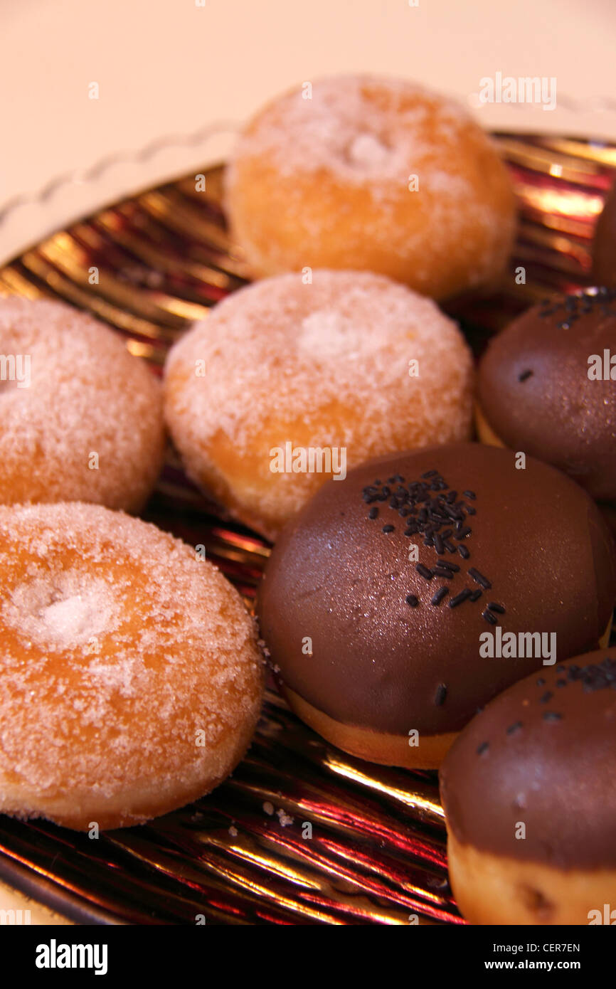 donuts with sugar and chocolate, street 23 cafe, marasli 21-23 athens ...