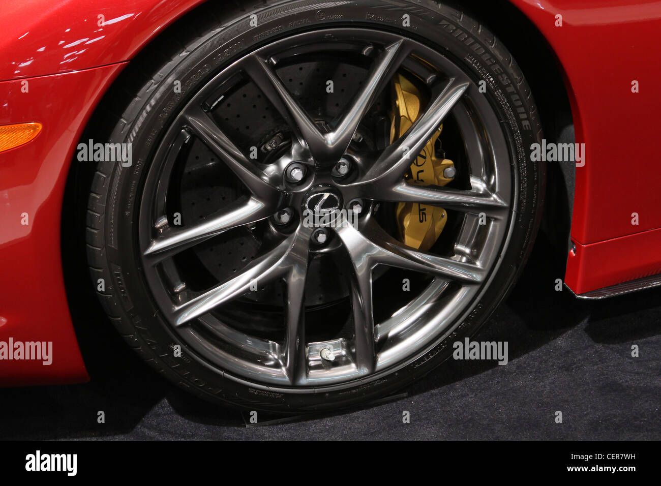 car wheel rim closeup Stock Photo - Alamy