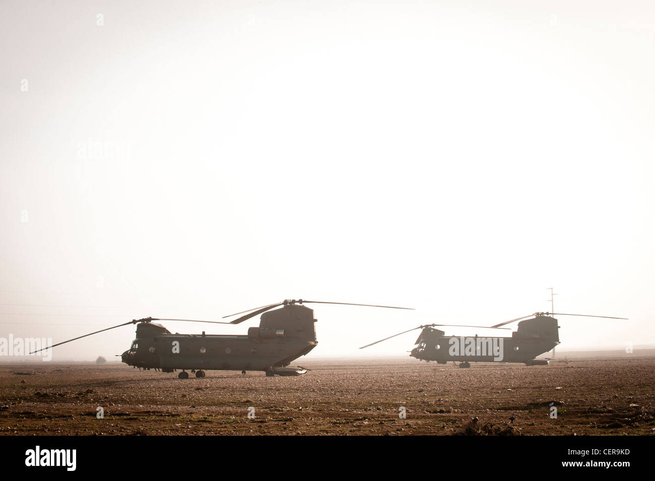 RAF Chinook helicopters on maneuvers in Moroccan desert, training for ...