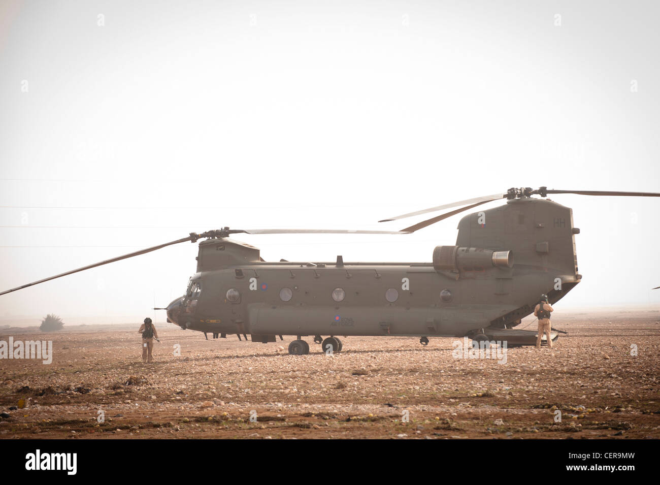 RAF Chinook helicopters on maneuvers in Moroccan desert, training for ...