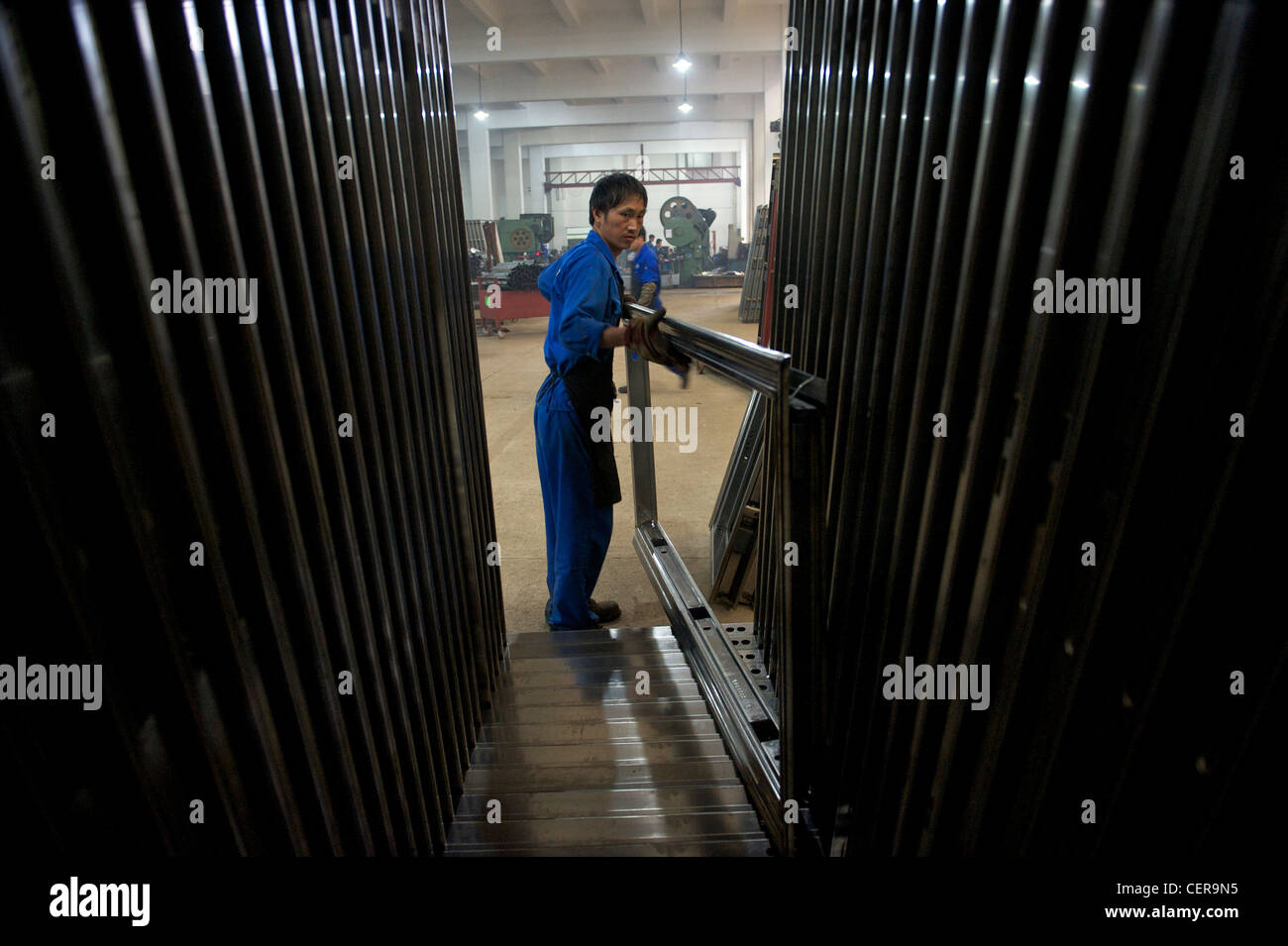 China security doors factory manufacturers wang li group hi-res stock ...