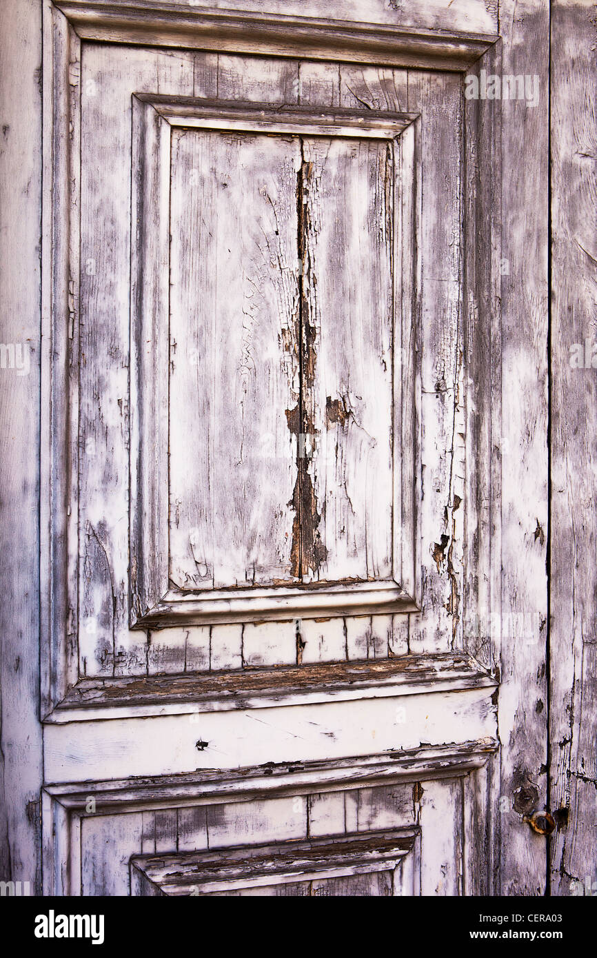 Distressed wood panels hi-res stock photography and images - Alamy