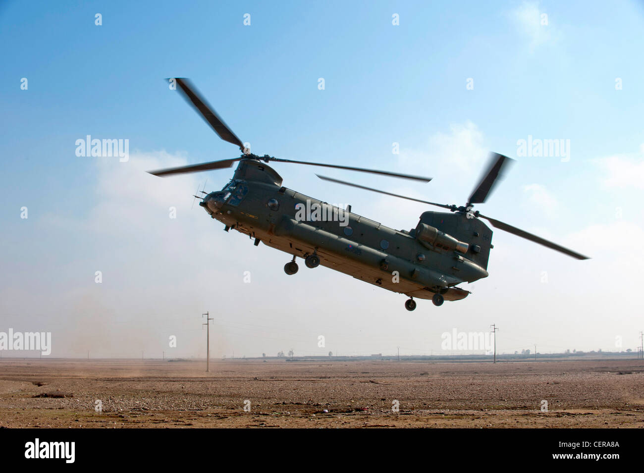 RAF Chinook helicopters on maneuvers in Moroccan desert, training for ...