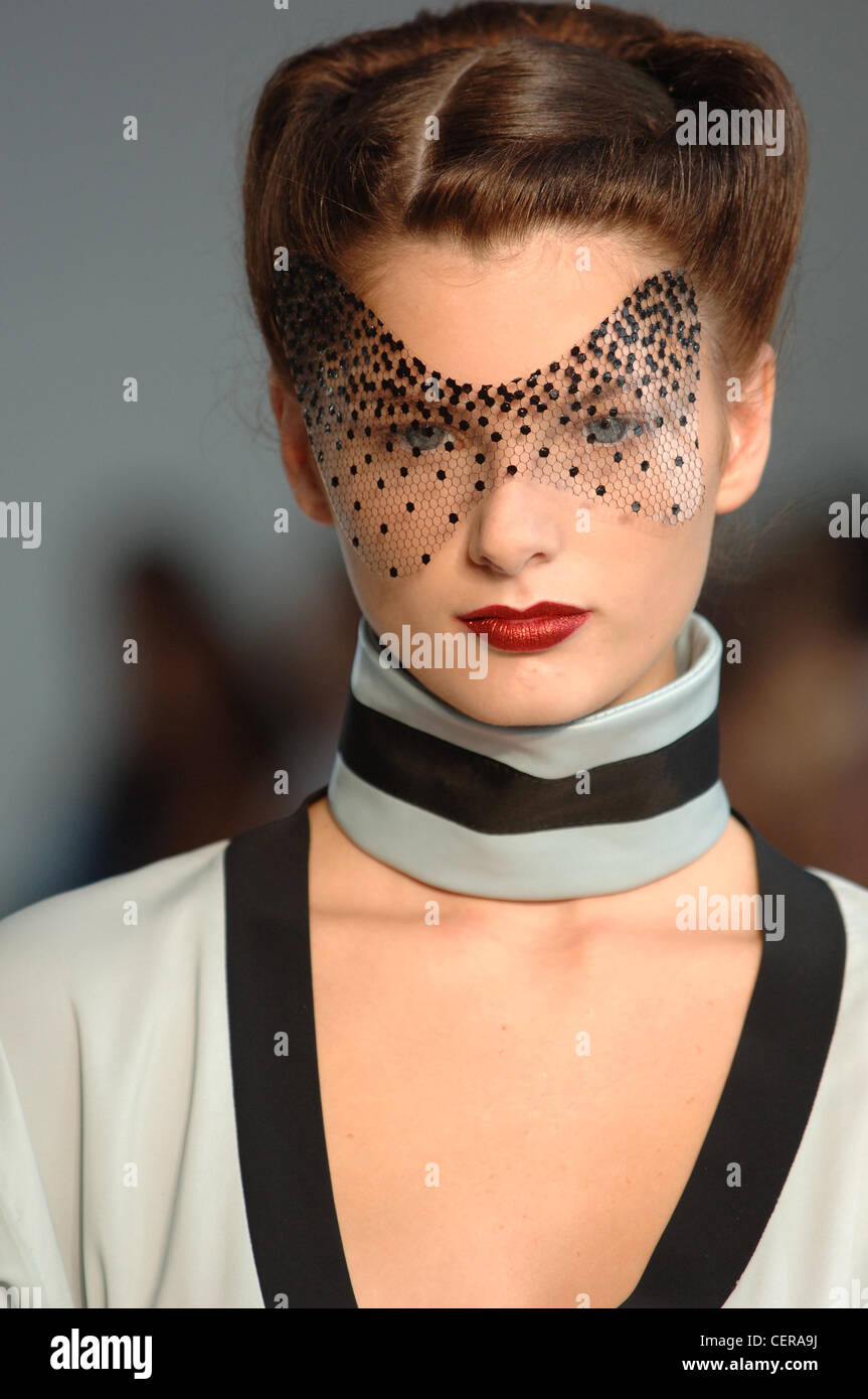 Boudicca New York Ready to Wear Spring Summer Model Ava brunette hair ...