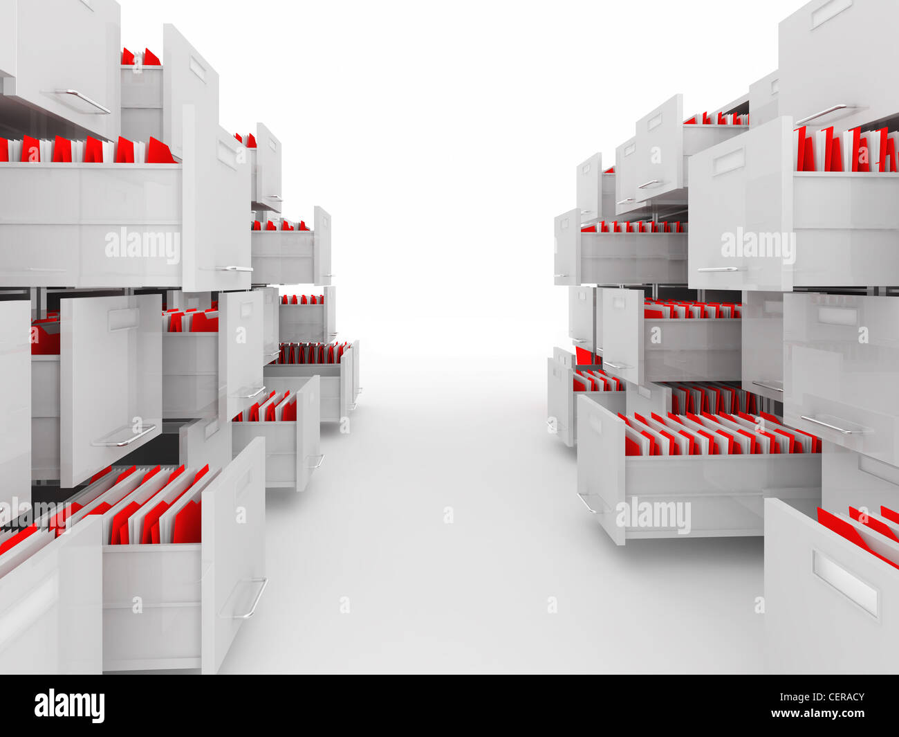 classic file cabinet with folder Stock Photo - Alamy