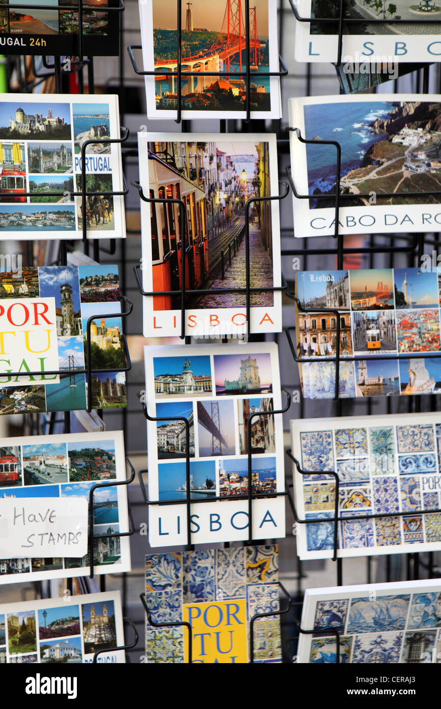 Lisbon postcards hi-res stock photography and images - Alamy
