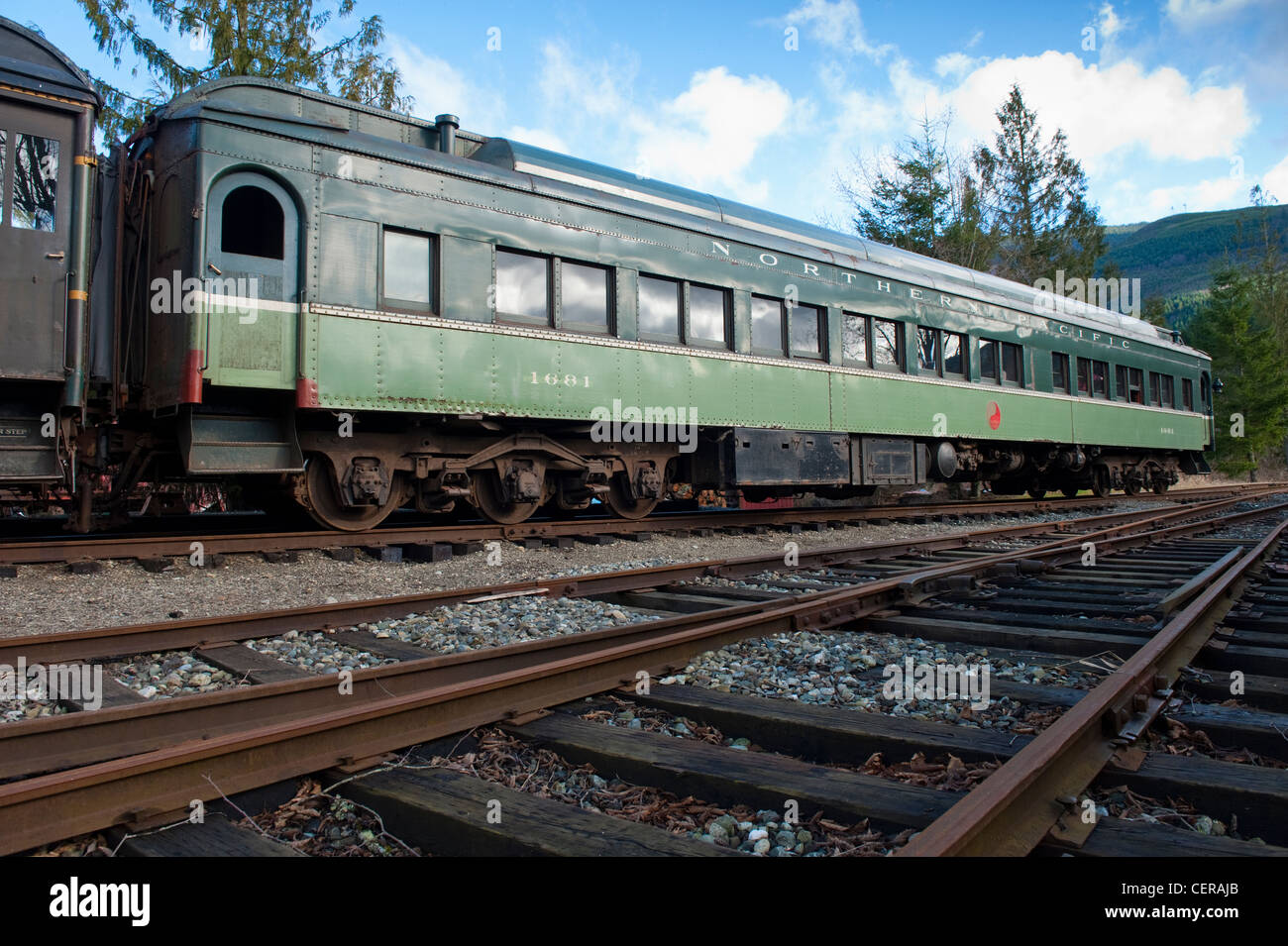 These passenger train coaches date from 1910 to 1925 and were used on ...
