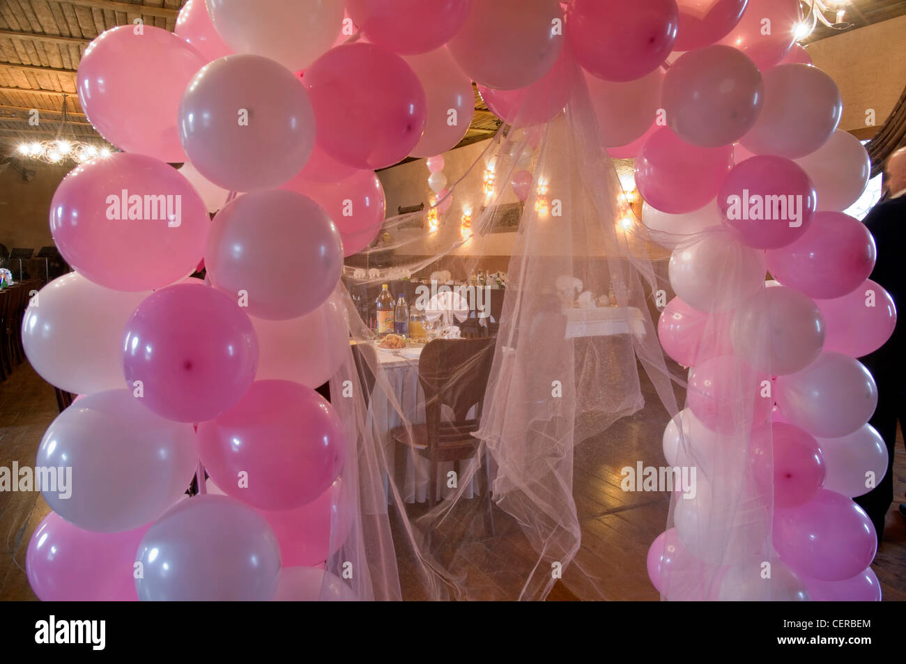 Shiny balloons in shape hi-res stock photography and images - Alamy