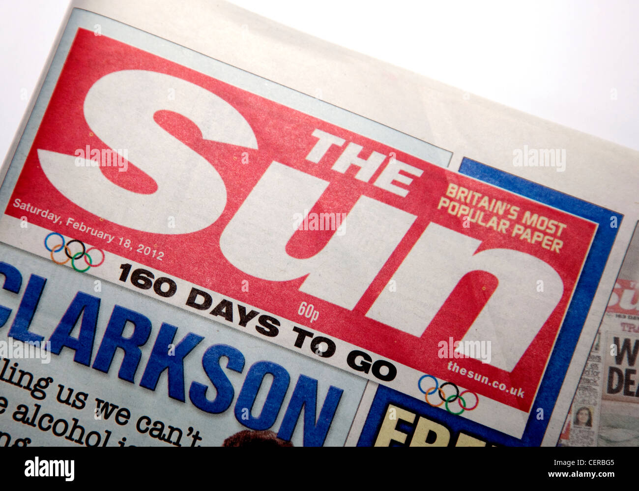 The sun newspaper hi-res stock photography and images - Alamy