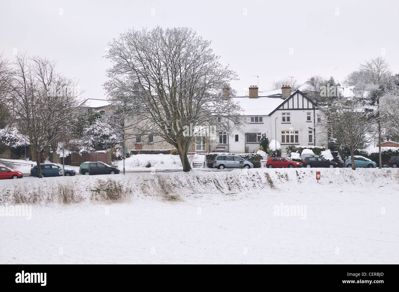 East sussex town of lewes snow hi-res stock photography and images - Alamy