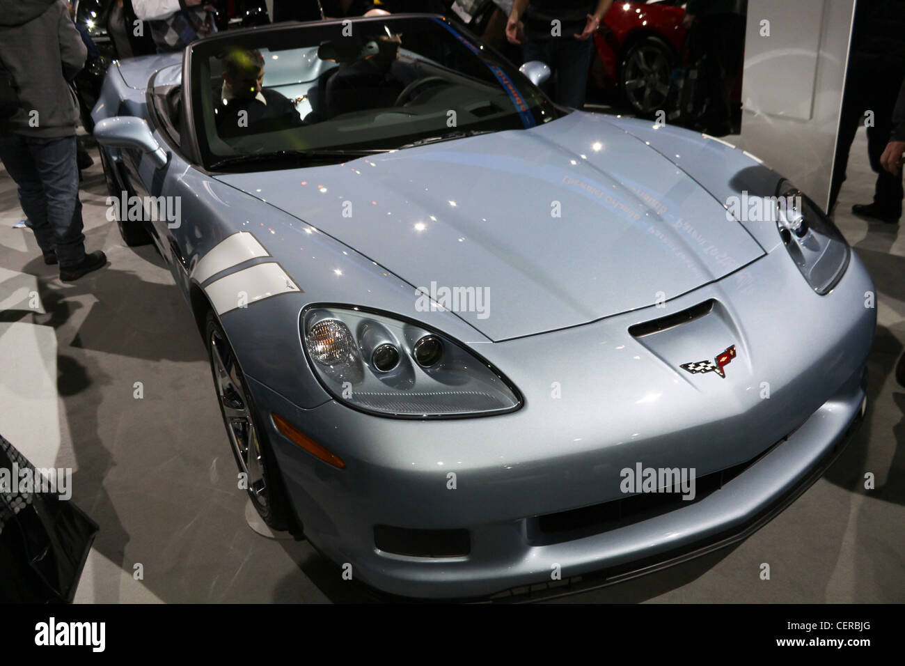 chevrolet corvette convertible car Stock Photo - Alamy