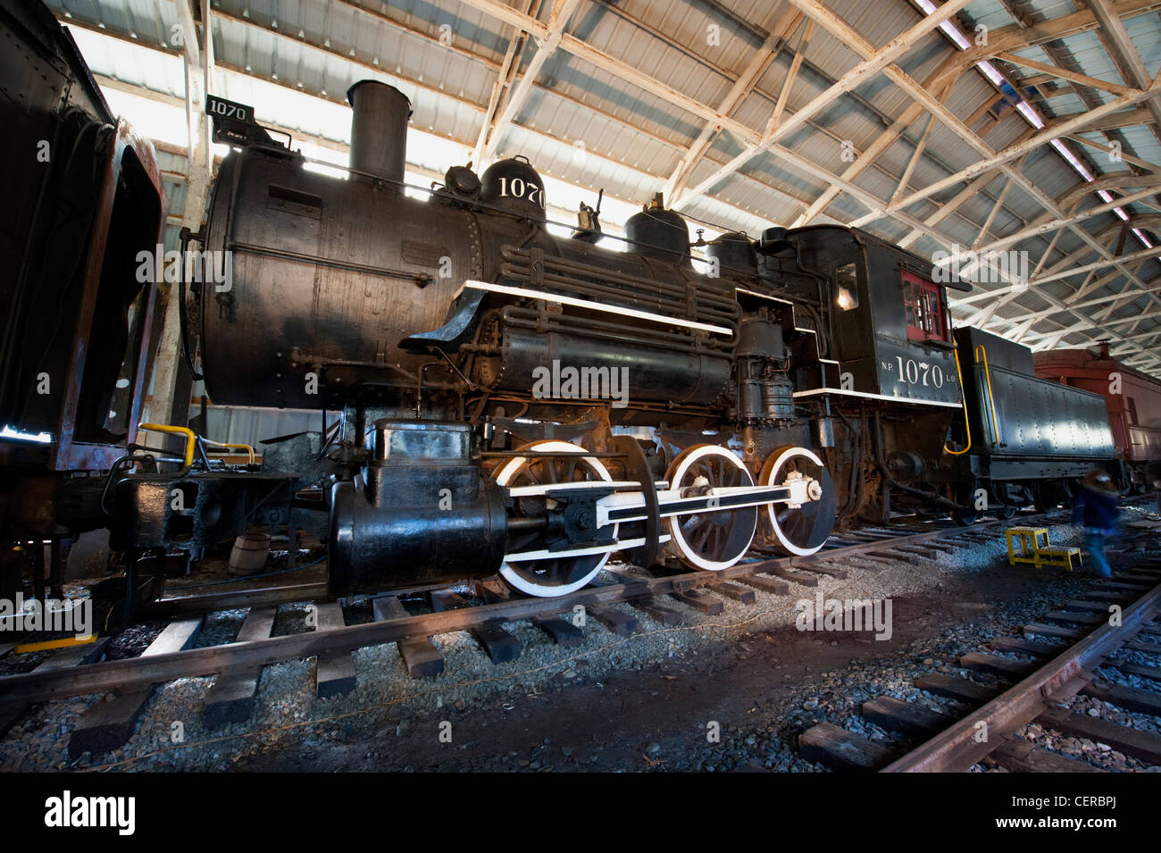 This steam engine is 100 years old and is part of the Lake Whatcom ...