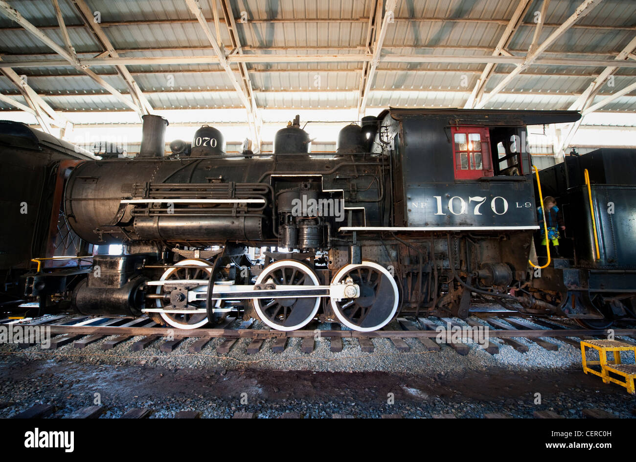 This steam engine is 100 years old and is part of the Lake Whatcom ...