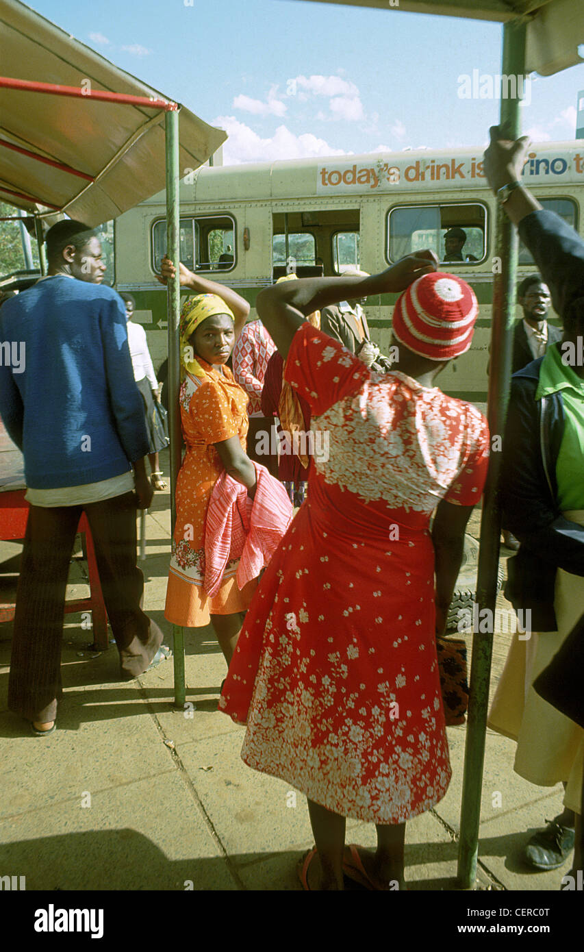A busy bus station in Nairobi Stock Photo - Alamy