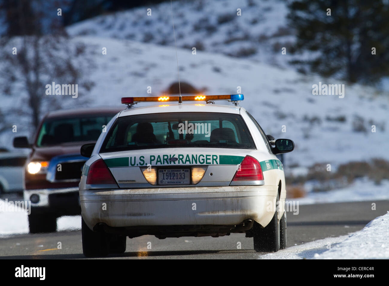National park ranger vehicle hi-res stock photography and images - Alamy