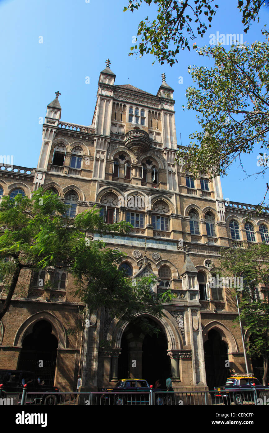 Colonial architecture elphinstone college mumbai hi-res stock ...