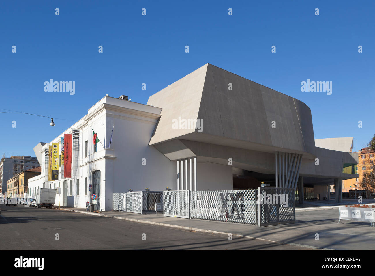The MAXXI, National Museum of 21st Century Arts, Rome, Italy Stock ...