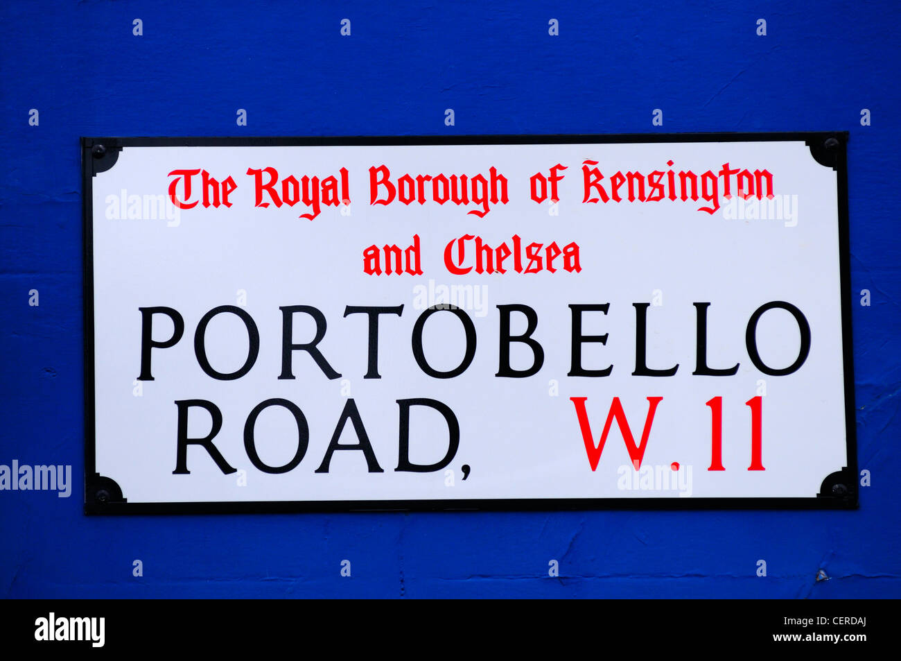 Royal Borough Of Kensington And Chelsea Street Sign Stock Photos ...