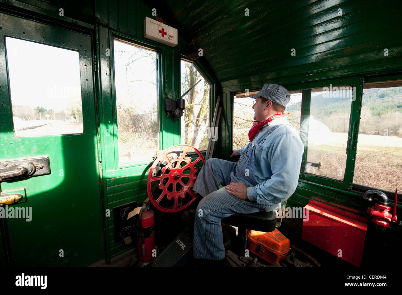 Diesel locomotive interior hi-res stock photography and images - Alamy