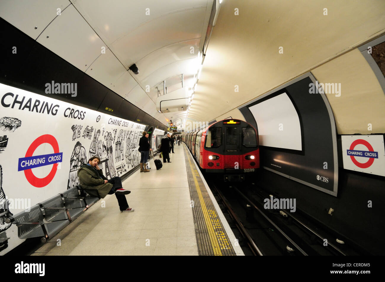 Northern line tube train hi-res stock photography and images - Alamy