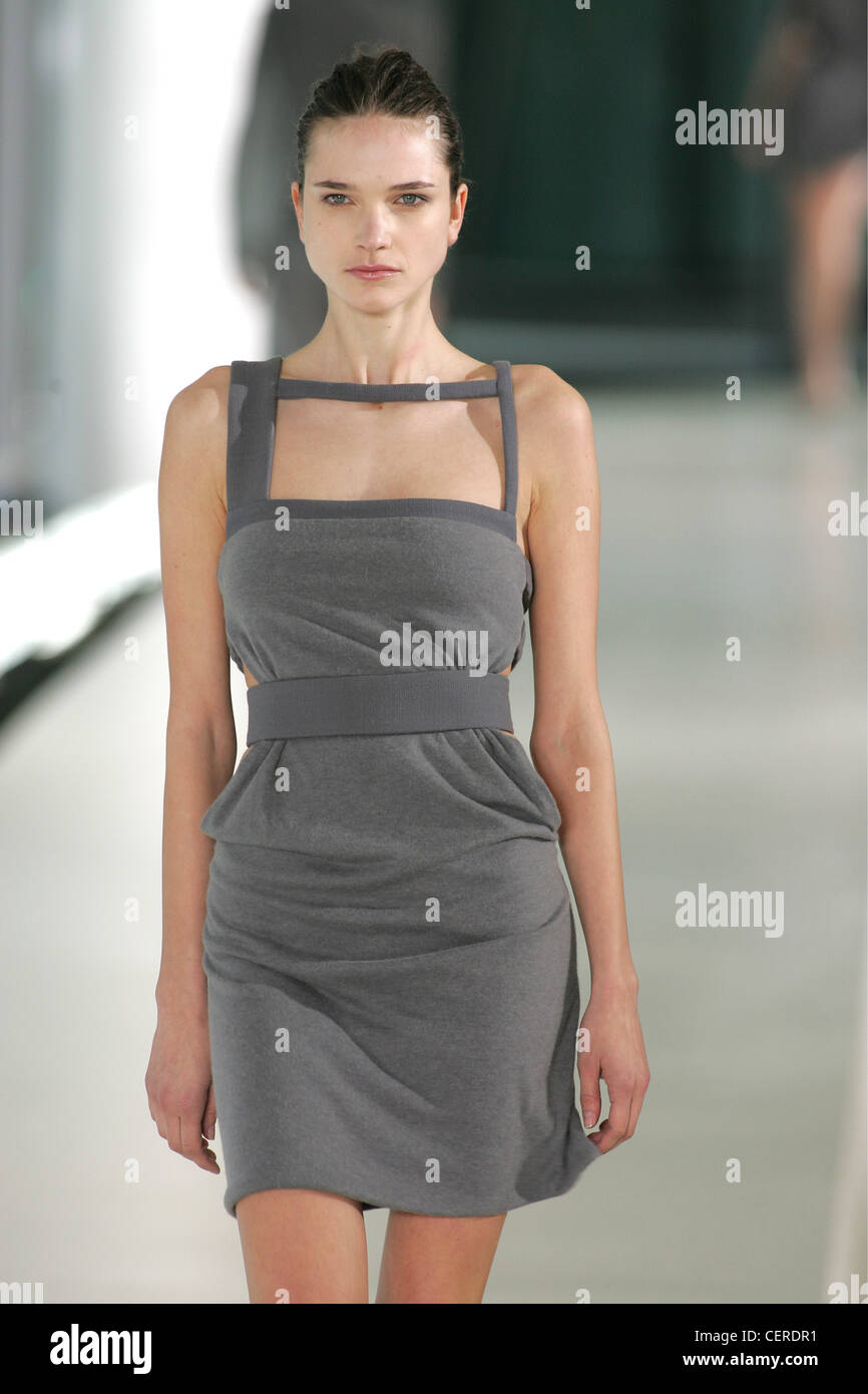 Preen London Ready to Wear Autumn Winter Brunette female model wearing ...