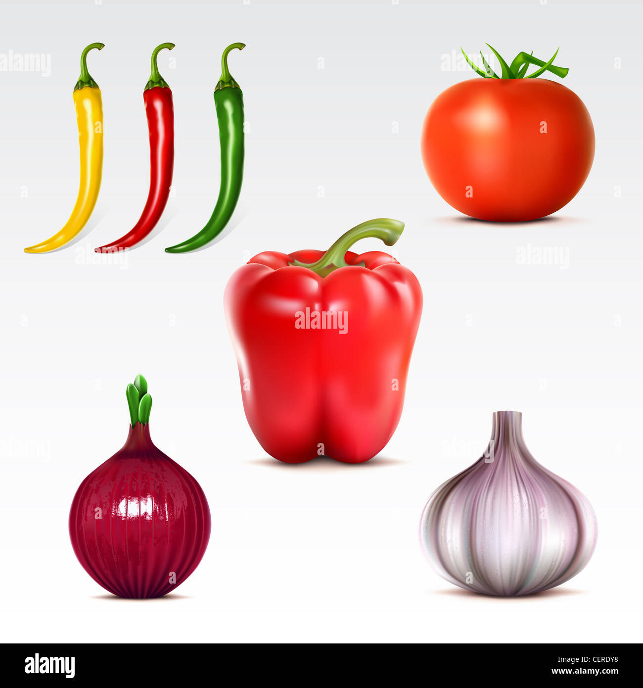 Collection of vegetables Stock Photo - Alamy