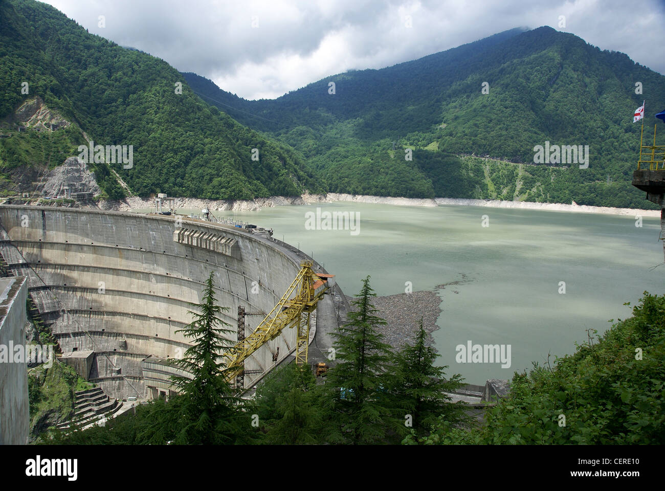 Caucasus enguri hydroelectric dam hi-res stock photography and images ...
