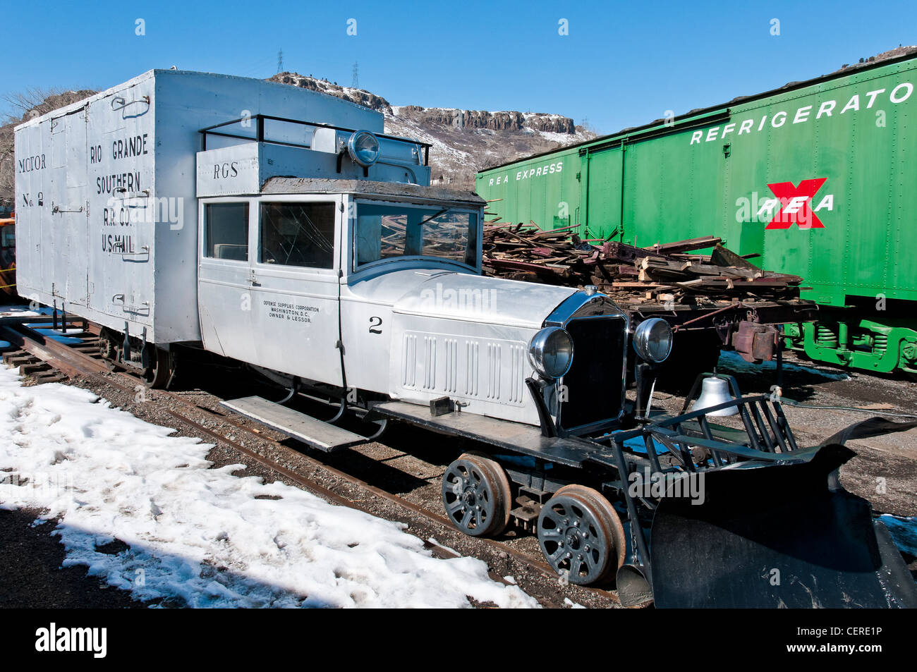 Galloping Goose #2, Colorado Railroad Museum, Golden, Colorado Stock ...