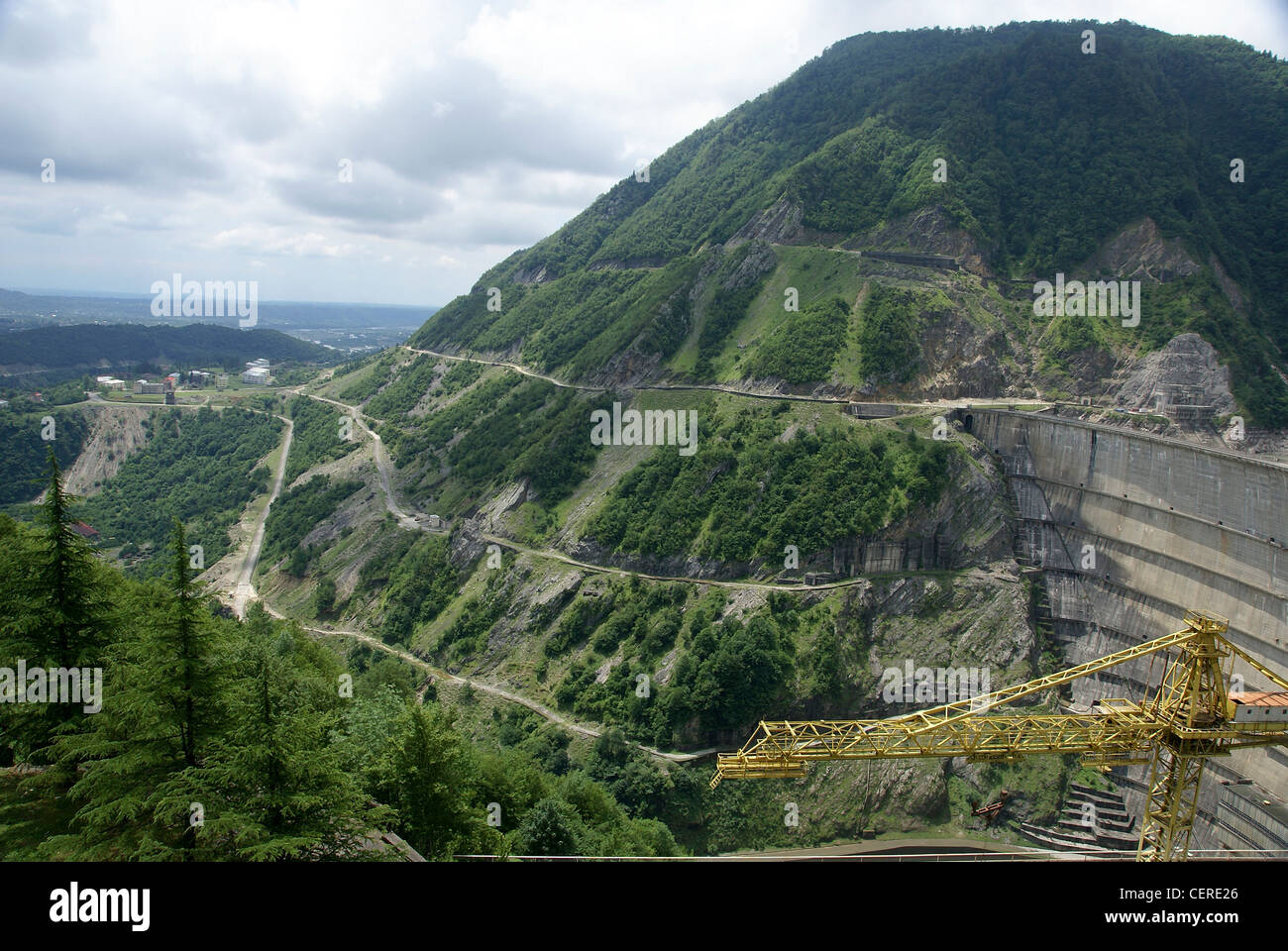 Caucasus enguri hydroelectric dam hi-res stock photography and images ...