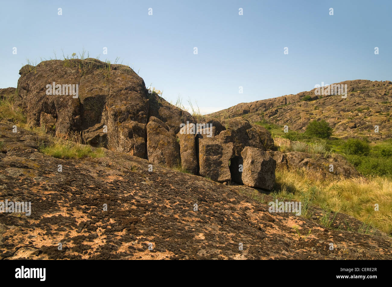 Reserve Stone Tombs, Ukraine Stock Photo - Alamy