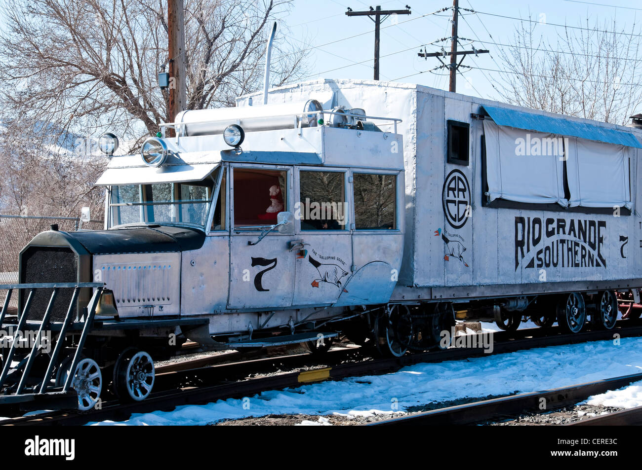 Galloping Goose #7, Colorado Railroad Museum, Golden, Colorado Stock ...