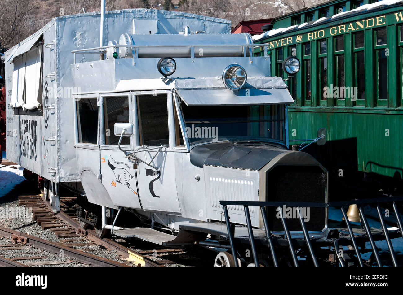 Galloping Goose #7, Colorado Railroad Museum, Golden, Colorado Stock ...