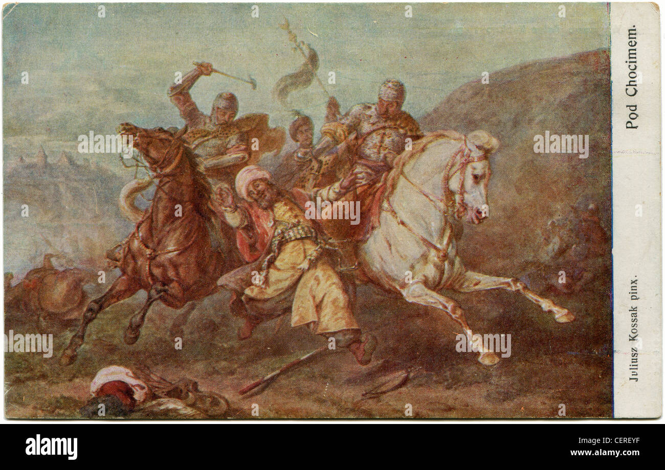 Juliusz Kossak - Under Khotyn (Chocim; in Turkish, Hotin Muharebesi ...