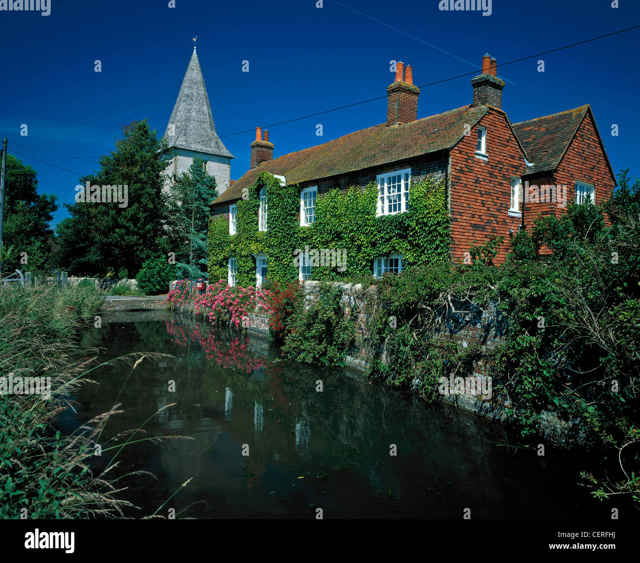 House by the church in the village of Bosham Stock Photo - Alamy
