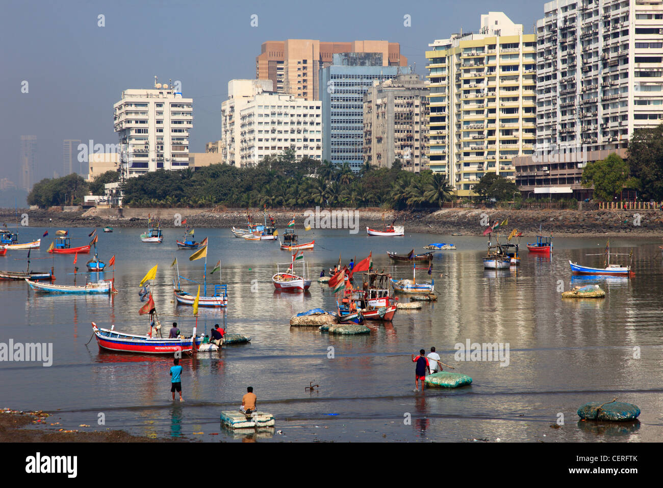 Nariman point skyline mumbai maharashtra hi-res stock photography and ...