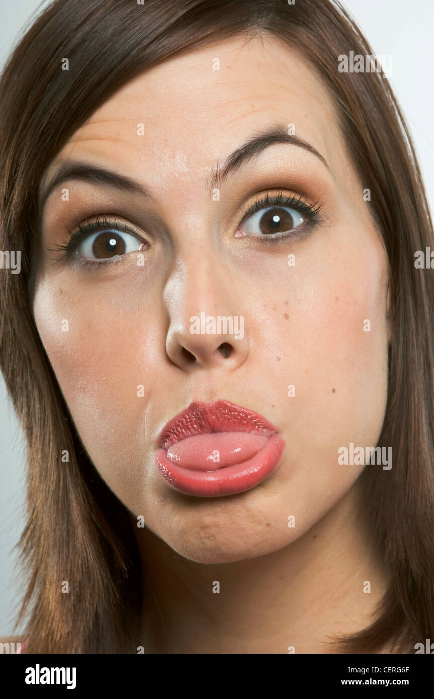 Blowing a raspberry hi-res stock photography and images - Alamy