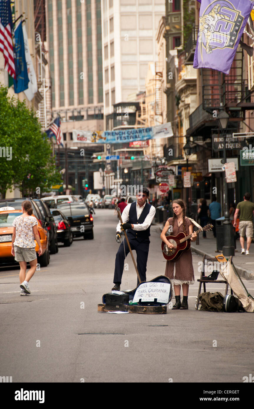 New orleans buskers hi-res stock photography and images - Alamy