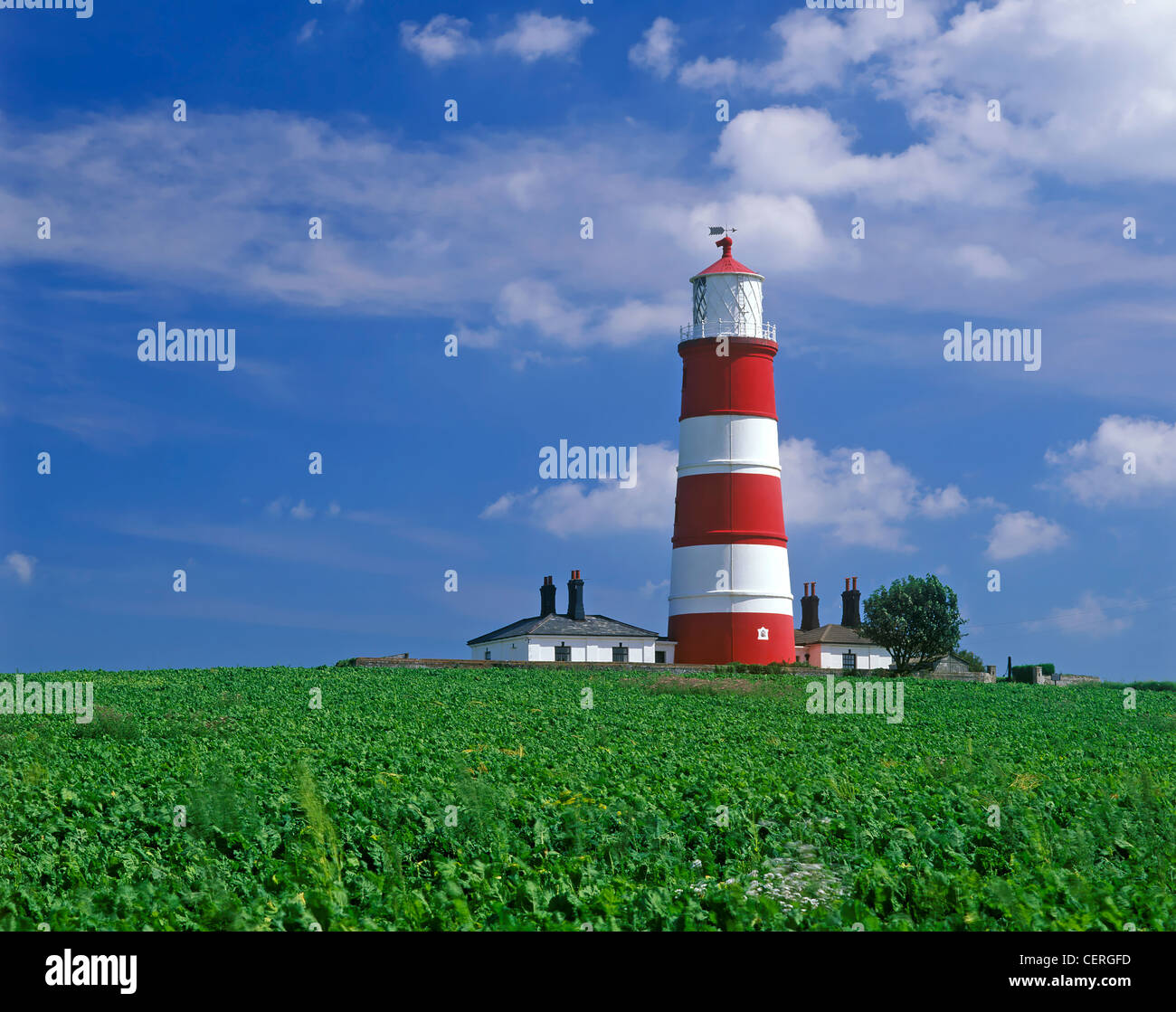 A view to Happisburgh lighthouse Stock Photo - Alamy